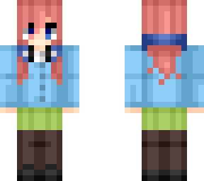 nakano miku | Minecraft Skins