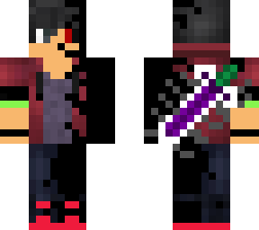 corrupted aaron | Minecraft Skin