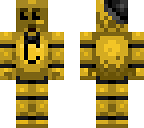 Golden Craftee Fazbear | Minecraft Skin