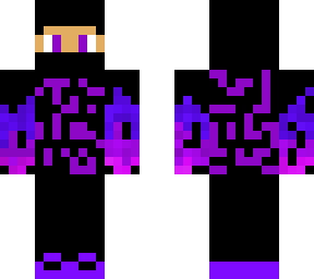 men with purple fire | Minecraft Skin