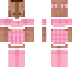 pink maid | Minecraft Skins