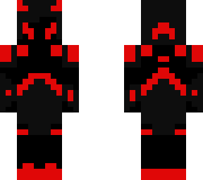 Ruveer NanoTech Darkness King | Minecraft Skin