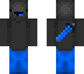 Blue bedlessnoob | Minecraft Skin