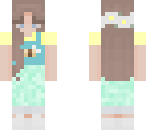 Daisy Girl Skin recolor by me for Minecraft | Minecraft Skin