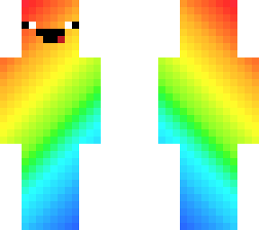 Rainbow Derp Minecraft Skins