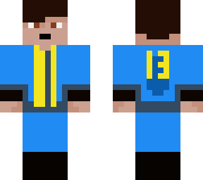 Fallout Style Vault Dweller | Minecraft Skin