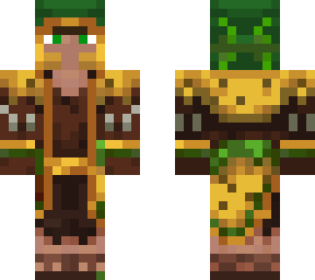 Jungle Villager "Warrior" | Minecraft Skin