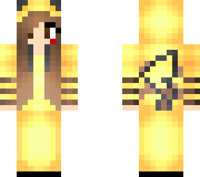 Pikachu Girl Minecraft Skin