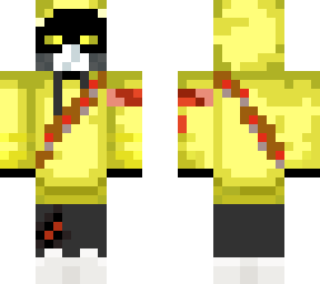 apocalypse duo demon skin yellow edition | Minecraft Skin