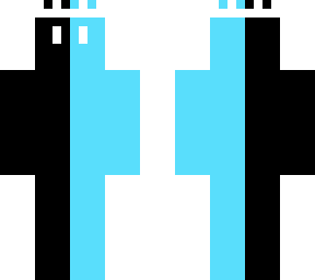 block blue and black | Minecraft Skin