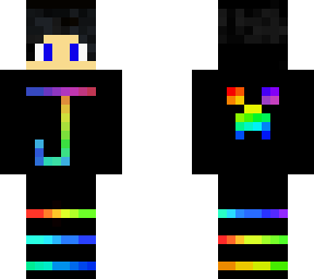 Cool Guy (with letter "J") | Minecraft Skin