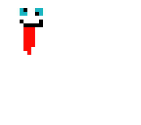 Floating face with a tounge | Minecraft Skin