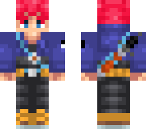 Future Trunks SSJG | Minecraft Skin