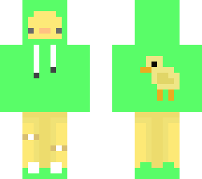 Green Duck Minecraft Skins