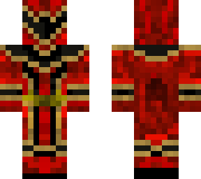 Mystic Force Red Power ranger | Minecraft Skin