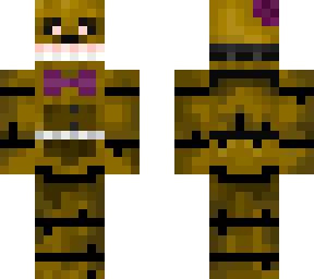 fnaf fredbear | Minecraft Skins