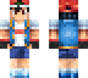 Ash Ketchum Minecraft Skins