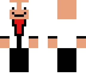 Bald Guy With Suit | Minecraft Skin