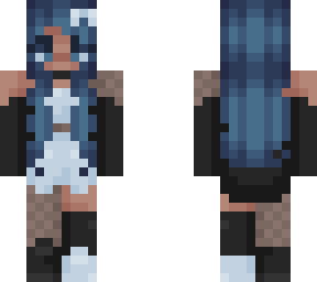 black and blue | Minecraft Skin