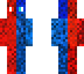 fire and water boy | Minecraft Skins