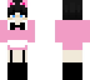 pink maid | Minecraft Skins