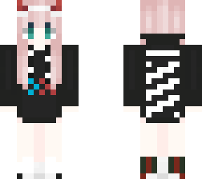 Zero Two Off-White | Minecraft Skin