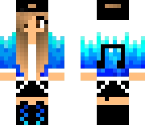 back cap girl | Minecraft Skin