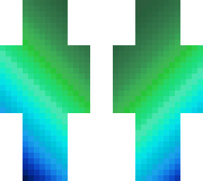 Blue to Green gradient | Minecraft Skin