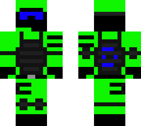 Green SWAT armour. | Minecraft Skin