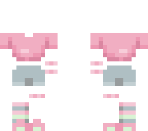 pink paradise - outfit base | Minecraft Skin