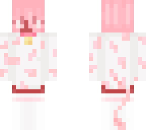 strawberry cow | Minecraft Skins
