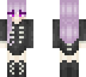 Purple Skeleton Minecraft Skins