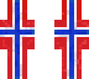 Norway flag :) | Minecraft Skin