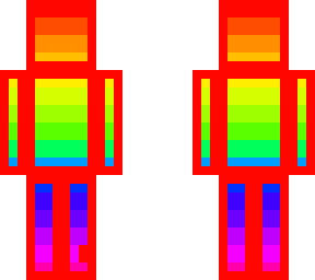 rainbow outline | Minecraft Skins