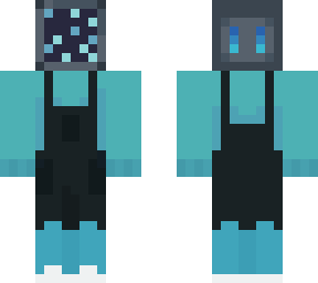 Blue Screen Minecraft Skins