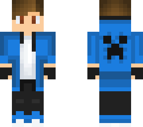 Blue gamer | Minecraft Skin