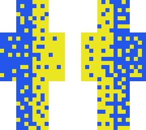 blue yellow fuse dude | Minecraft Skin