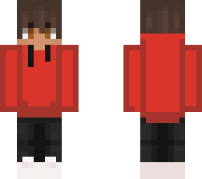 red hoodie | Minecraft Skins