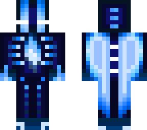 EnderBlaze Flameboaster blue | Minecraft Skin