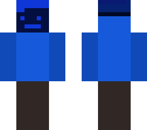Faceless Blue Guy | Minecraft Skin