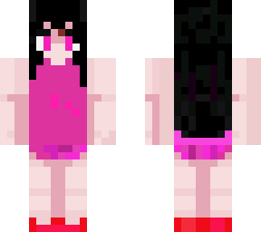 fnf girlfriend | Minecraft Skins
