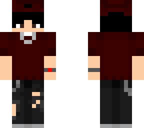 Redisign Red Emo | Minecraft Skin