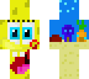 Spongebob Minecraft Pixel Art