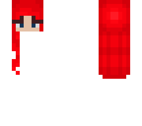 Long Red Hair | Minecraft Skin