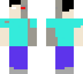 half robot | Minecraft Skins