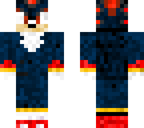shadow the hedgehog | Minecraft Skins