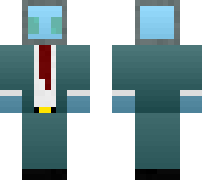 squid in suit | Minecraft Skins