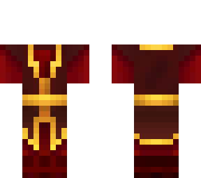 fire bender outfit | Minecraft Skin