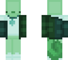 Green Axolotl | Minecraft Skin