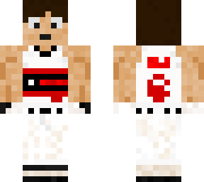 RedHawks baseball ripped sleeves | Minecraft Skin